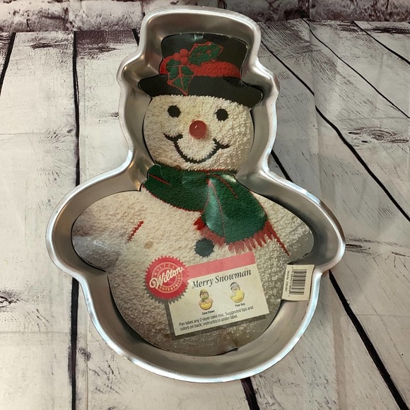 Wilton | Kitchen | Wilton Merry Snowman Cake Pan 989 | Poshmark